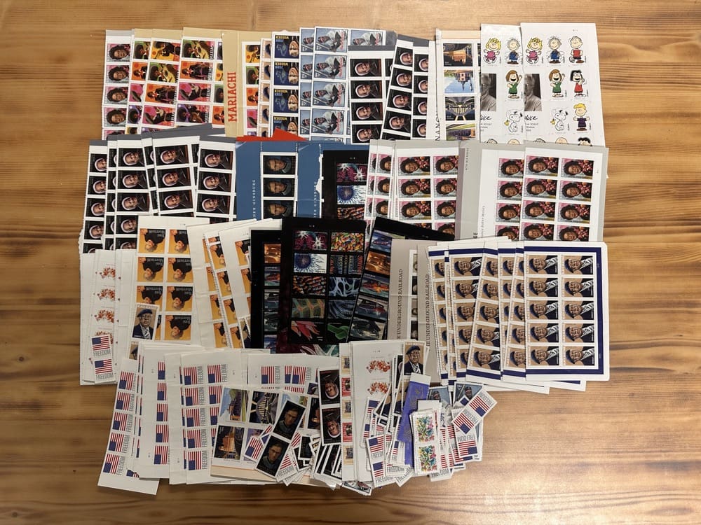 First-Class Forever® Stamps, Usable Condition ($1296.36 Face Value ...