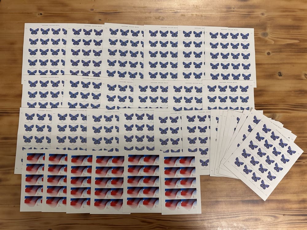 High Value Stamps Lot, Usable Condition ($958.20 Face Value) - Buy ...
